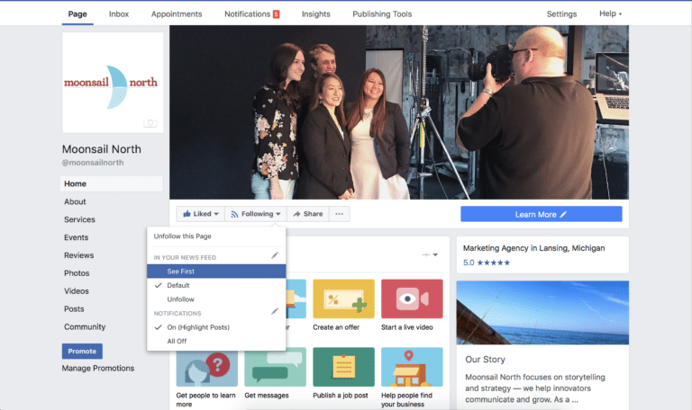 Five tips for dealing with “Facebook Zero” - Moonsail North